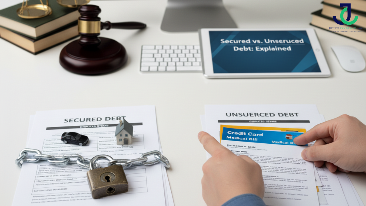 Secured vs. Unsecured Debt (explained) - Justice Consumer Law, LLC